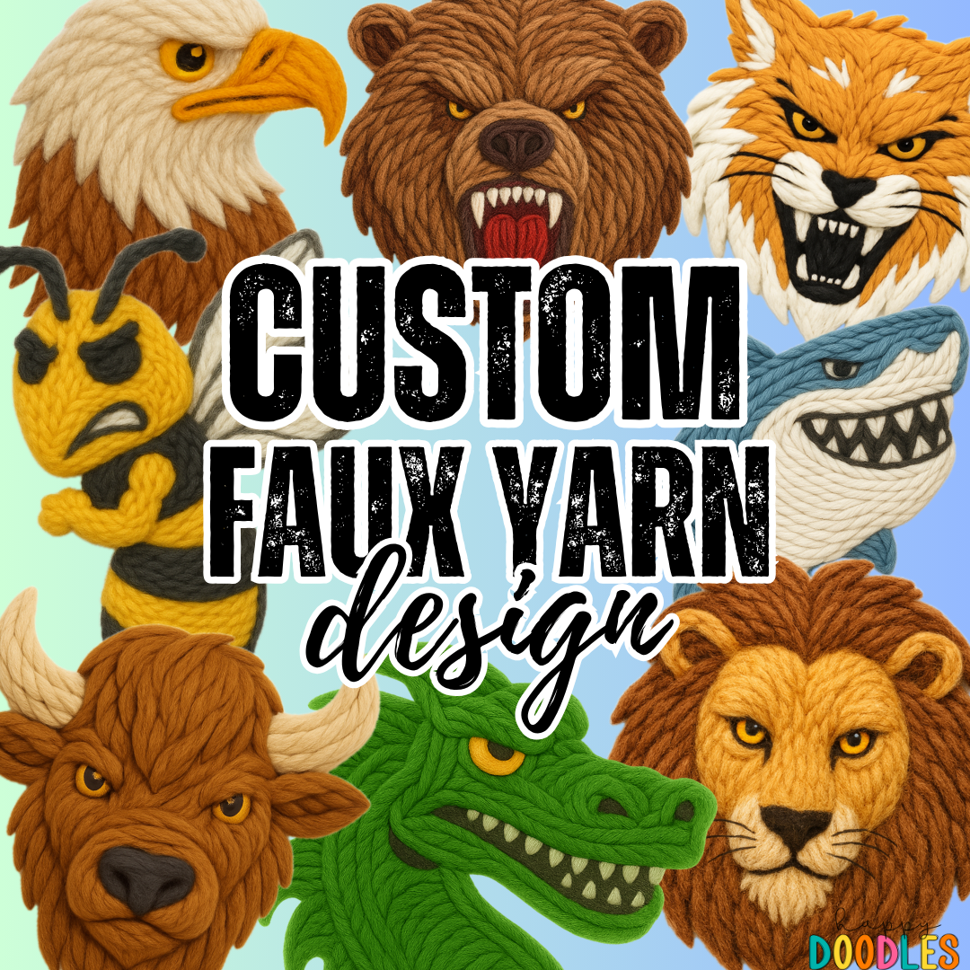 Yarn Mascot or Clipart REQUEST – Happy Doodles Designs