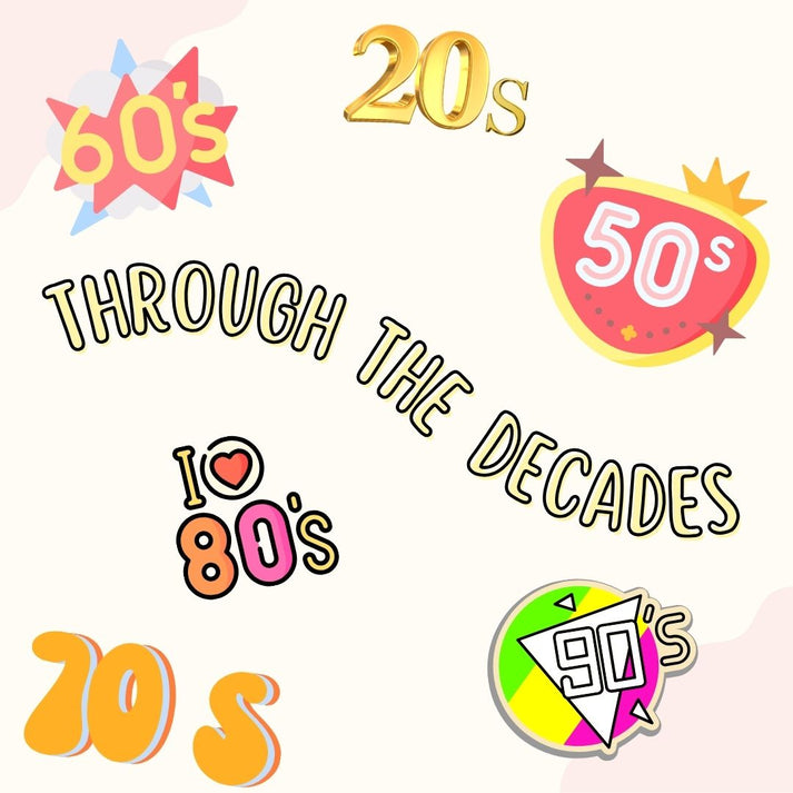Through the Decades - Clipart Graphic Bundles 2025 – Happy Doodles Designs